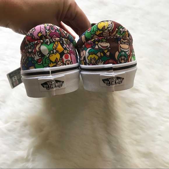 Vans | Shoes | Vans X Nintendo Mario Slip On Sneakers | Poshmark